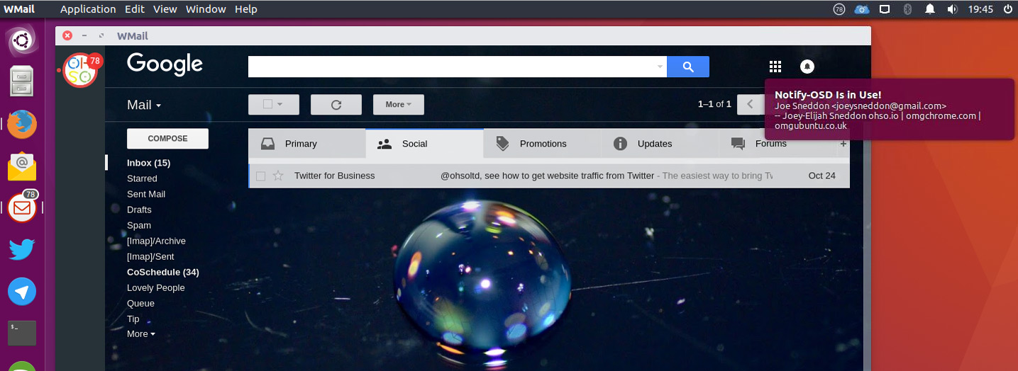 Desktop Gmail App WMail Scores a Sizeable Update - OMG! Ubuntu