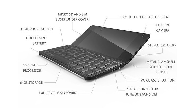 Gemini PDA is a 5.7-inch, 10-Core PDA That Runs Android & Linux - OMG ...