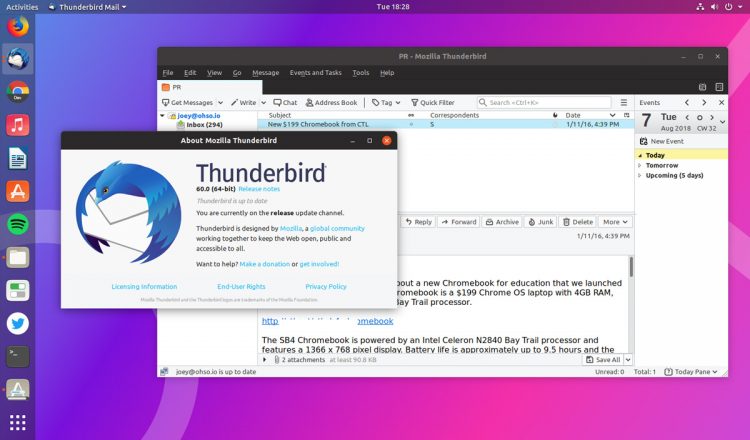 Thunderbird email client gets a new look, new features, and a new logo ...