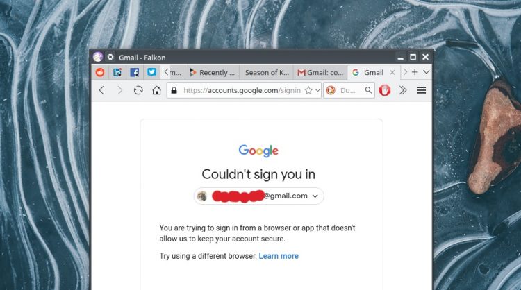 'Couldn't Sign You In' — Google Denies Access to Several Linux Browsers ...
