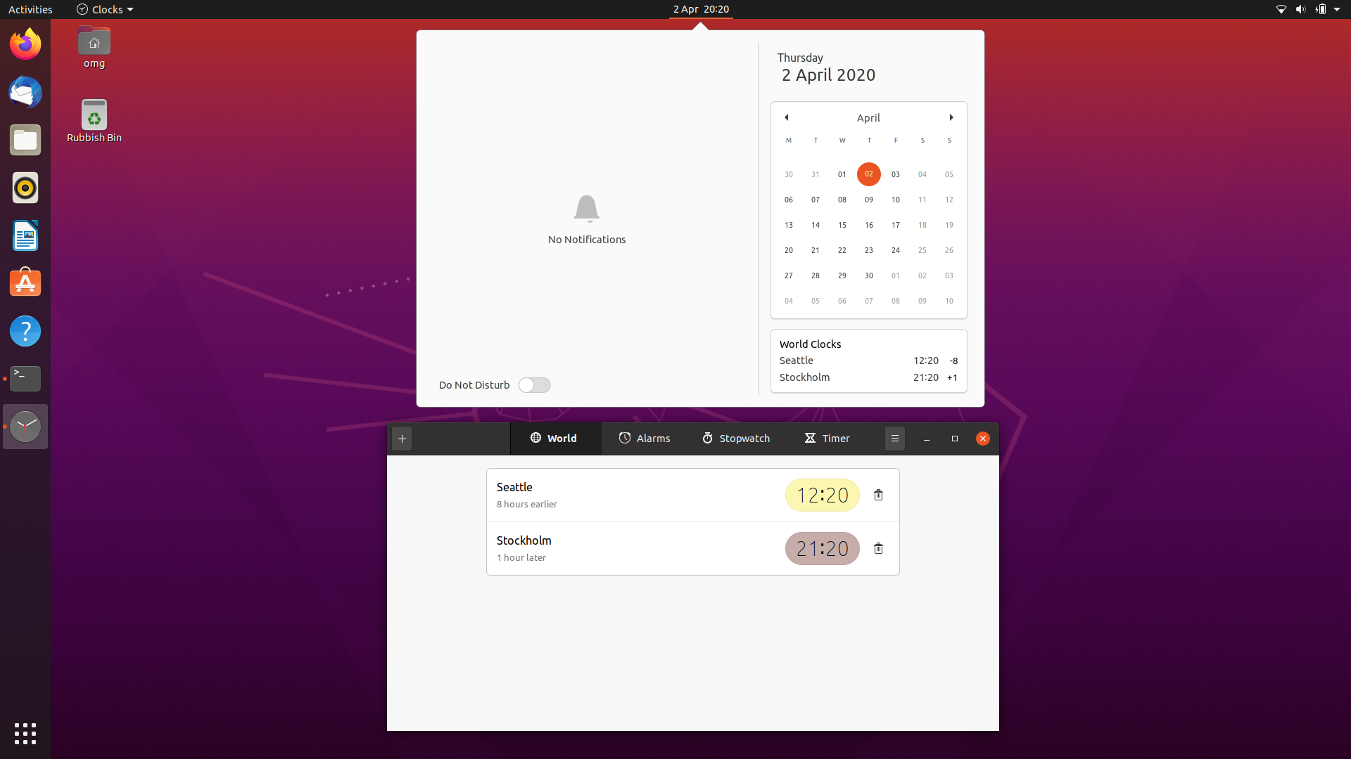 See World Clocks And Weather Info in the Ubuntu Message Tray - OMG! Ubuntu