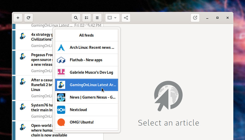 Meet GNOME Feeds, a GTK RSS Reader for Linux - OMG! Ubuntu