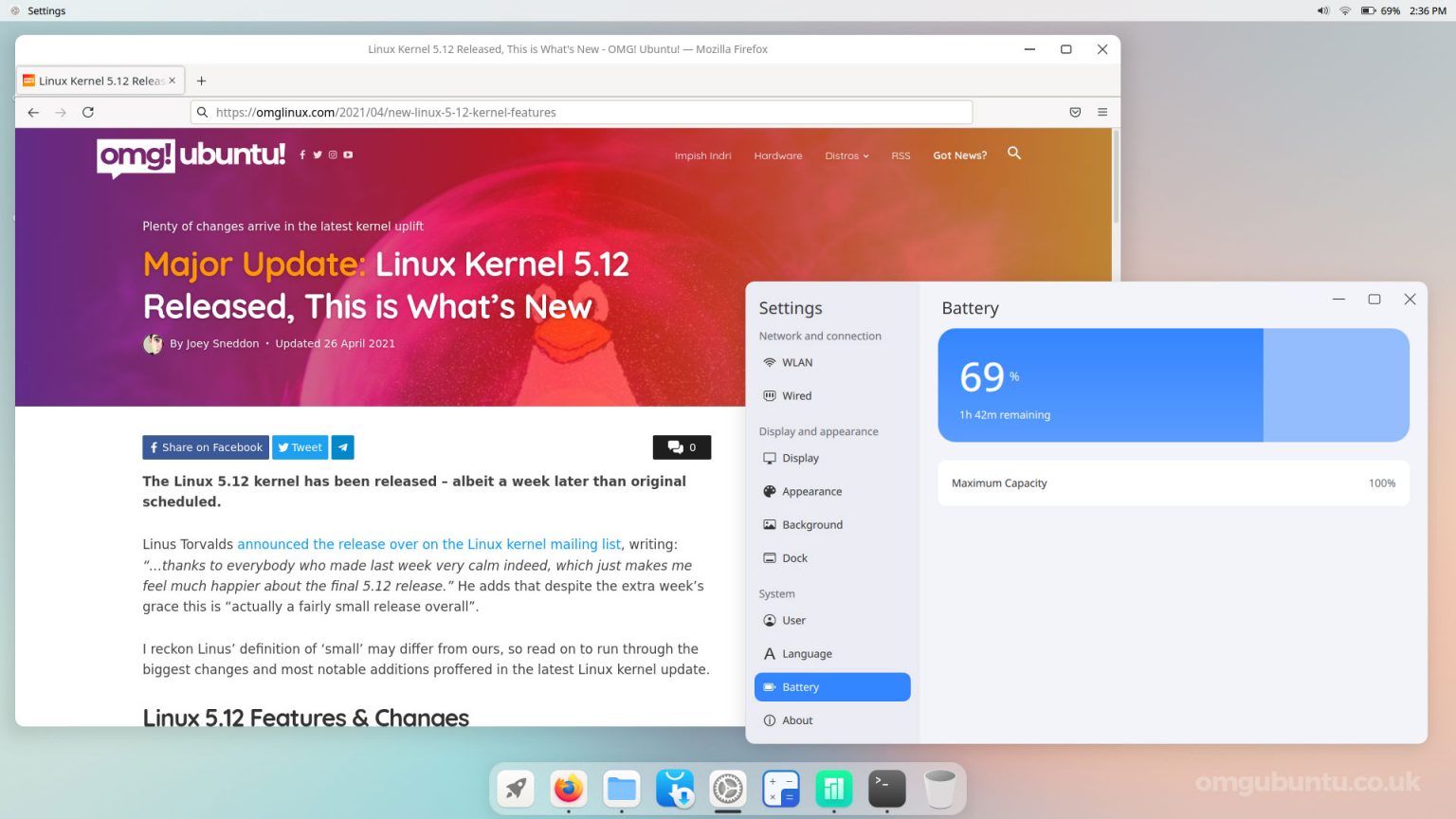 CuteFish is a New Linux Desktop Environment (with a Familiar Look ...