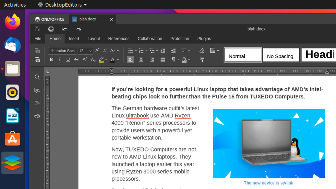 OnlyOffice 6.3 Released, This is What's New - OMG! Ubuntu