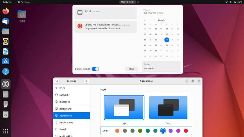 Ubuntu 22.04 Lets You Pick A Custom Accent Colour - OMG! Ubuntu