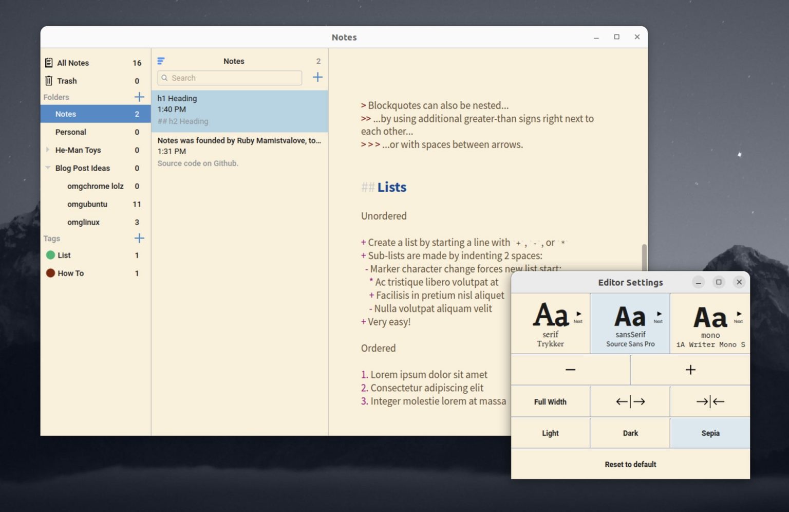 Open Source Qt 'Notes' App Adds Folders, Tags + More - OMG! Ubuntu