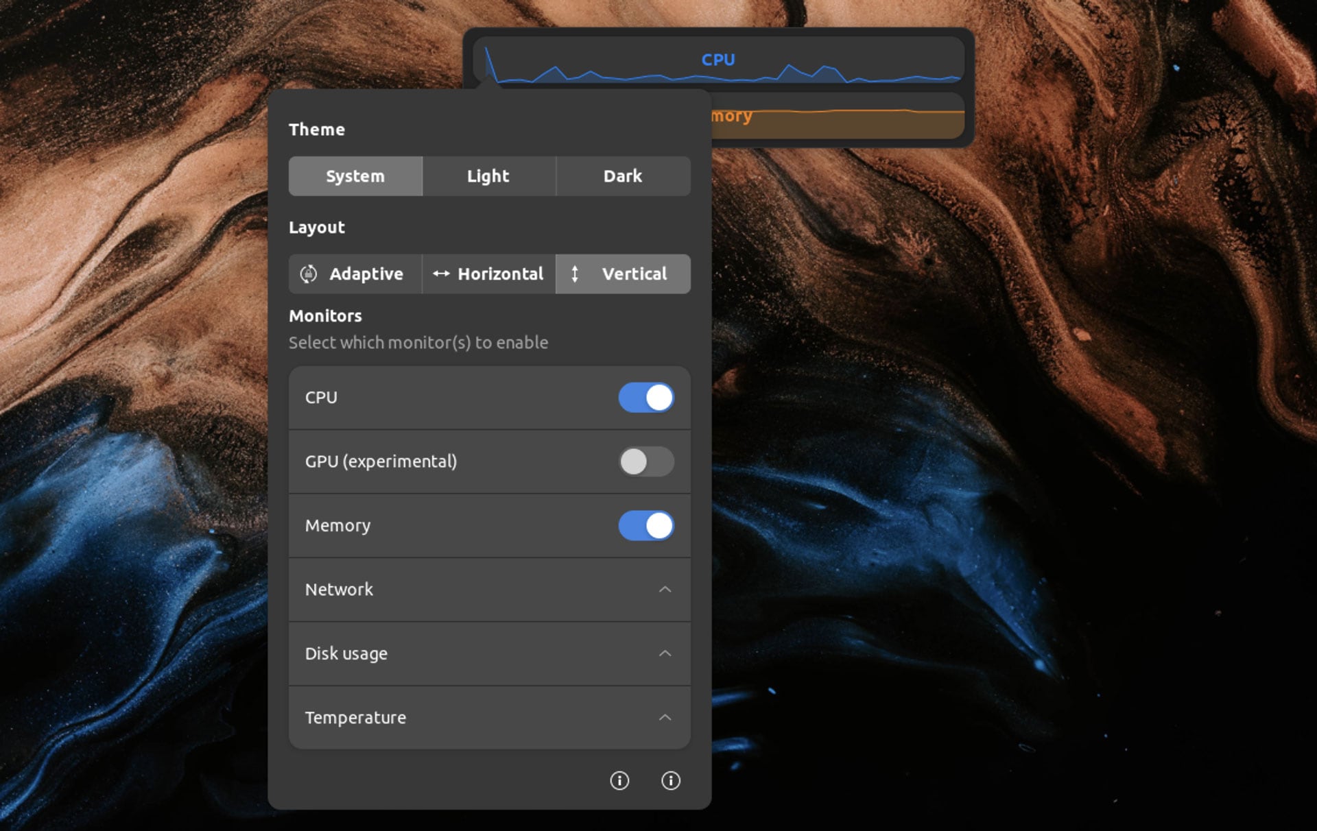 Monitorets is a Cute System Monitor Tool for Linux - OMG! Ubuntu