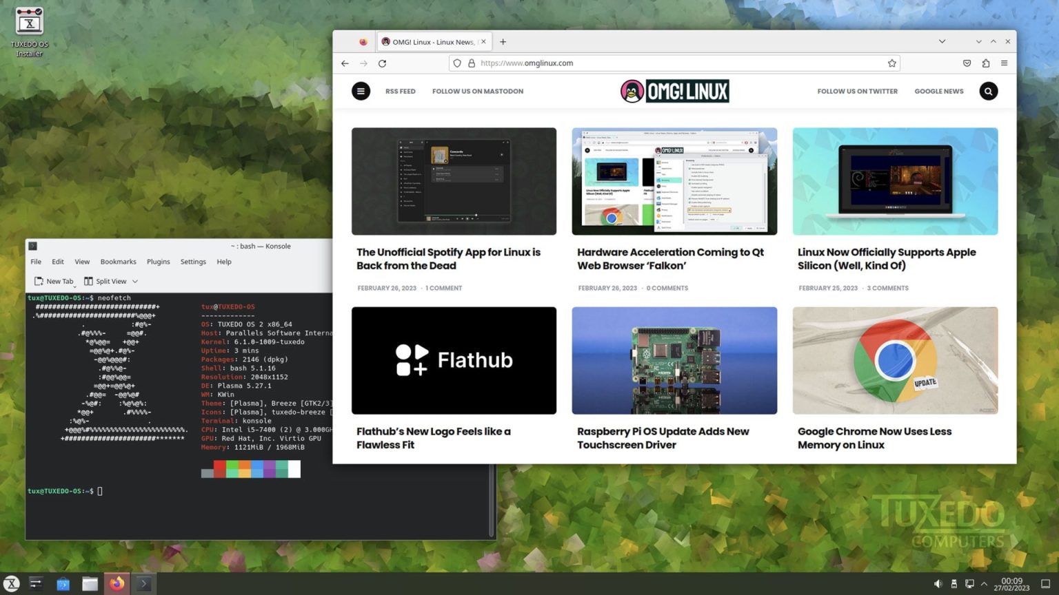 TUXEDO OS 2 Released with KDE Plasma 5.27, Linux 6.1 - OMG! Ubuntu