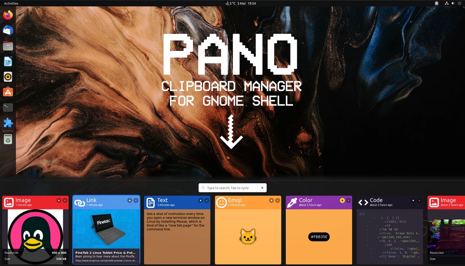 Pano Clipboard Manager for GNOME Shell Updated - OMG! Ubuntu
