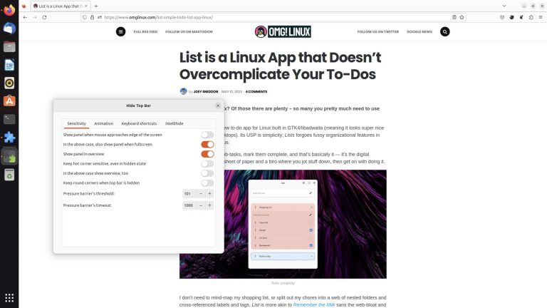 Want to Hide the Top Bar in Ubuntu? Here's How - OMG! Ubuntu