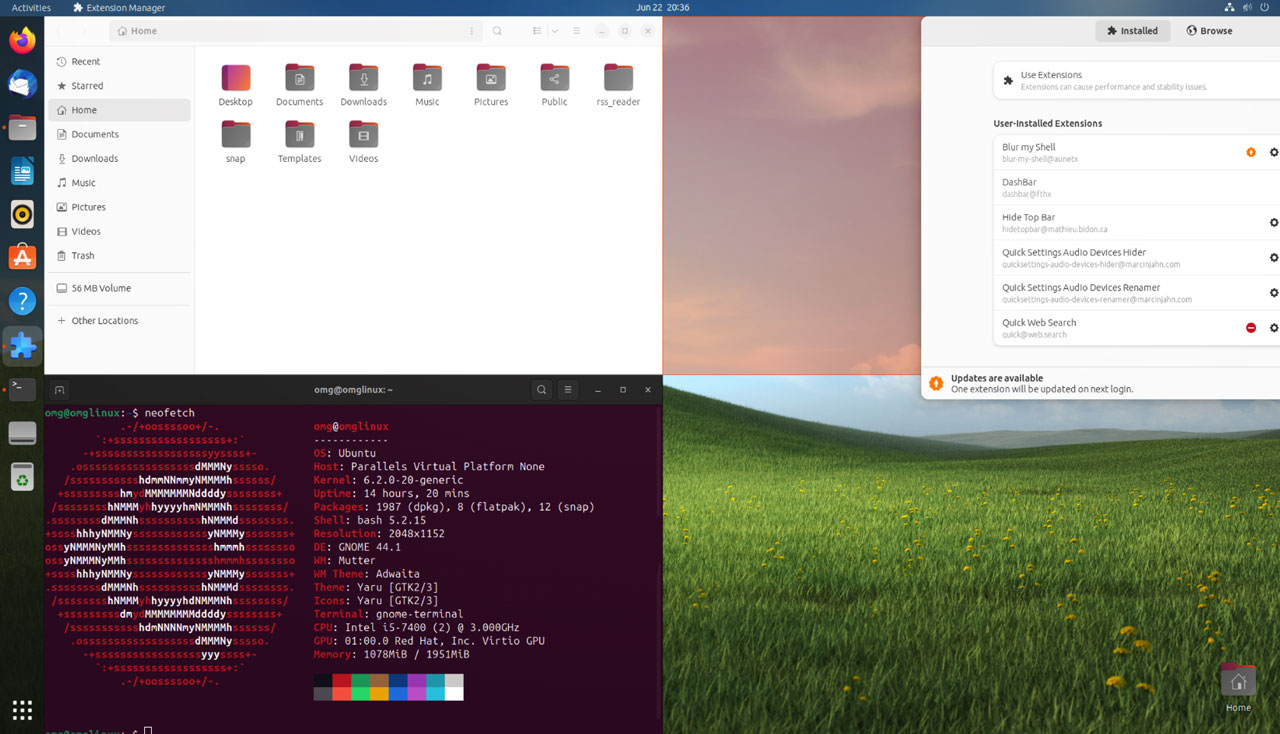 Ubuntu 23.10 Adds Support for Window Quarter Tiling - OMG! Ubuntu