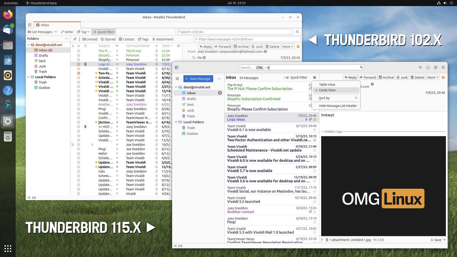 Thunderbird 115 Released with Major UI Changes - OMG! Ubuntu