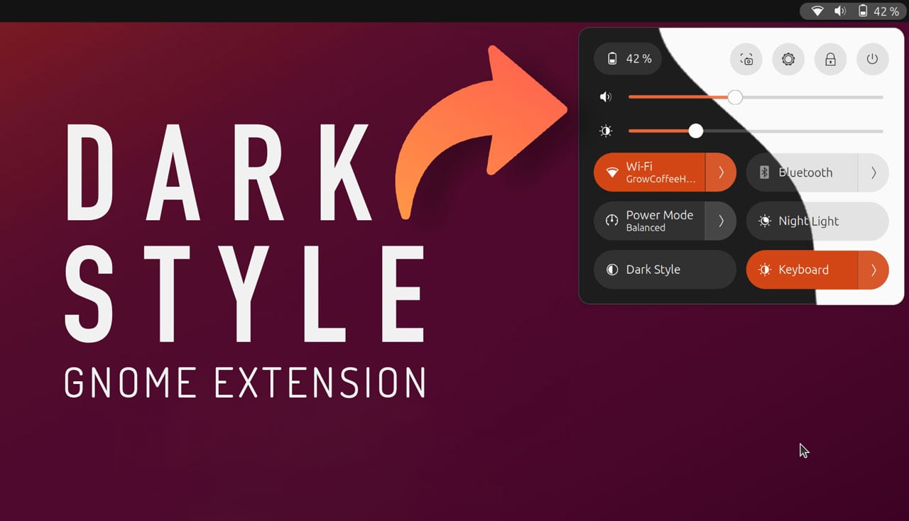 'Dark Style' GNOME Extension for Ubuntu 23.10 - OMG! Ubuntu