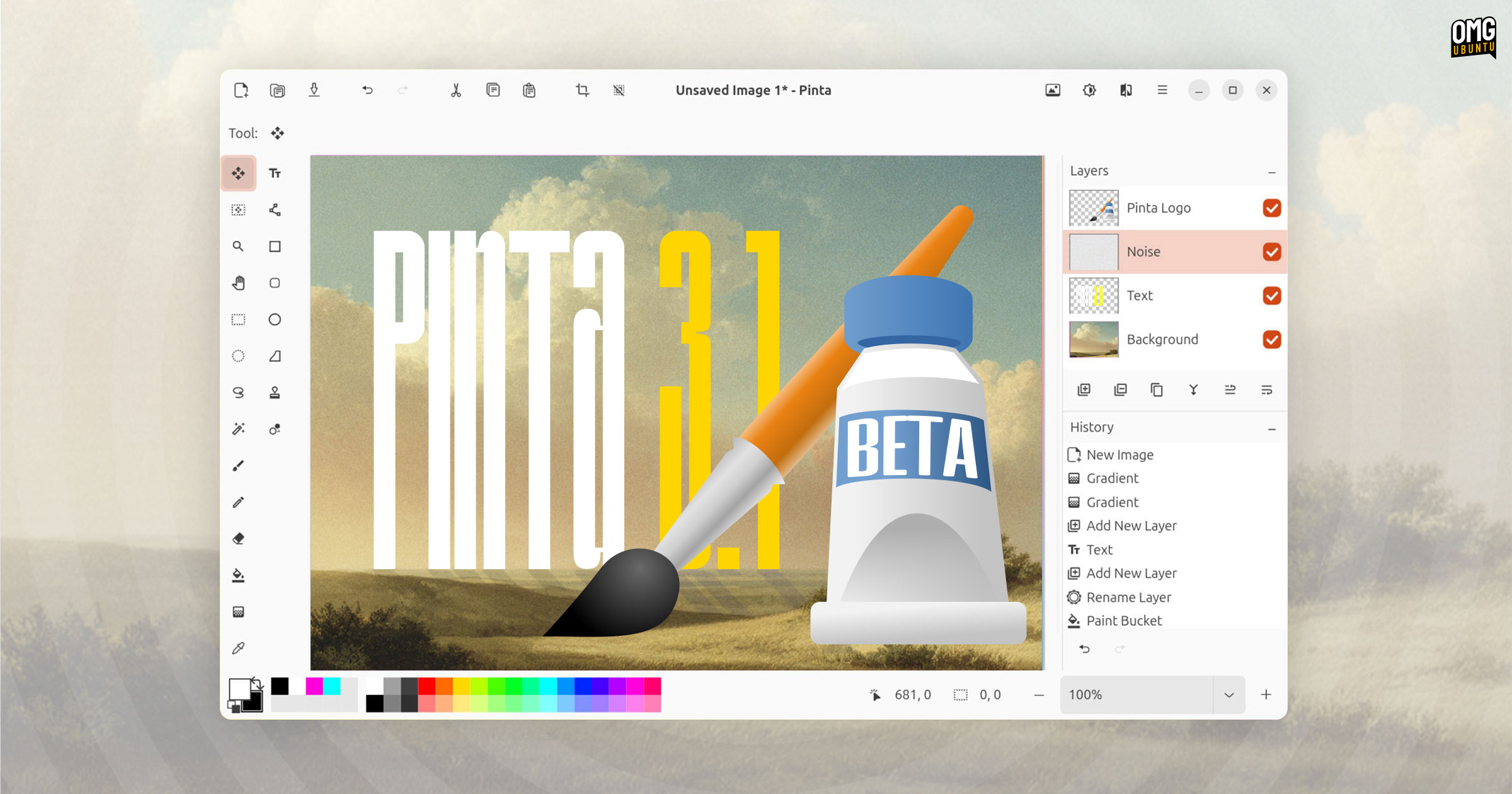 Pinta 3.1 Beta Adds New Features, Effects & Options - OMG! Ubuntu